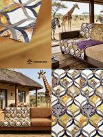 China East African Safari Chic Print Velvet----