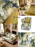 China Italian Renaissance-Inspired European Vintage Printed Velvet for Furniture for sale