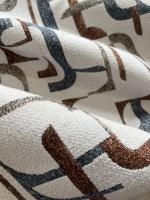 China 390GSM geometry woven jacquard sofa fabric for sale