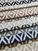 China 430GSM polyester Gemetry Jacquard Fabric For Home Decoration for sale