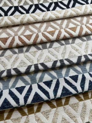 China 430GSM polyester Gemetry Jacquard Fabric For Home Decoration for sale