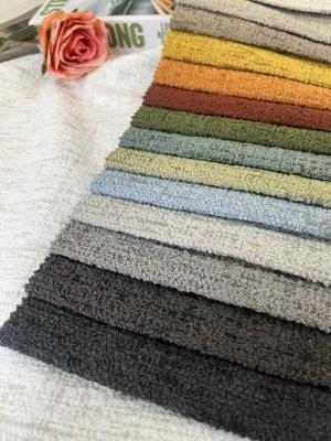 China 100%polyester glue Knitted velvet sofa fabric for sale