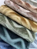 China 480GSM Jacquard Velvet Sofa Fabric For Home Decoration for sale
