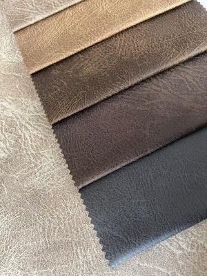 China 100%Polyester Fuax Leather Heavy Weight Fabric For Sofa for sale