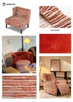 China 520gsm classic stripes Chenille Fabric for upholstery for sale