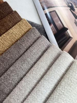 China 350gsm 100% Polyester Knitted Velvet Sofa Fabric with Custom Color Options for Luxury Upholstery for sale