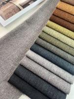 China 350gsm 100% Polyester Knitted Velvet Sofa Fabric with Custom Color Options for Luxury Upholstery for sale