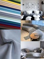 China 310gsm Fine Matte Plain Wear-resistant Frosted Velvet For Sofa for sale