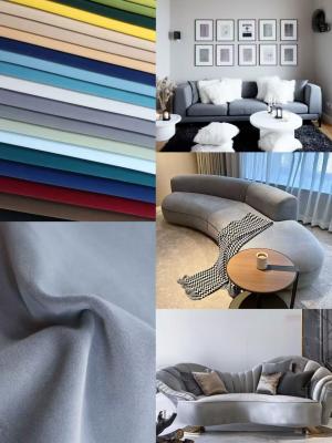 China 310gsm Fine Matte Plain Wear-resistant Frosted Velvet For Sofa for sale