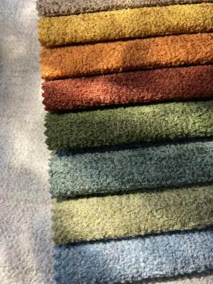 China Breathable Jacquard Faux Velvet Fabric for Sofa - Custom Design & OEKO-TEX Certified for sale