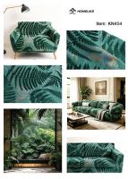 China Fern Secret Realm AB-Style Cut Velvet Jacquard Velvet For Sofa for sale