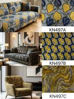 China 100%Poly Jacquard velvet fabric for sofa for sale