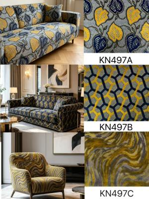 China 100%Poly Jacquard velvet fabric for sofa for sale