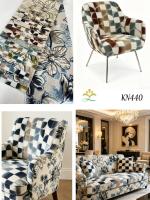 China 440GSM Cut Pile Jacquard velvet fabric for sofa for sale