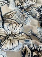 China 440GSM Cut Pile Jacquard velvet fabric for sofa for sale