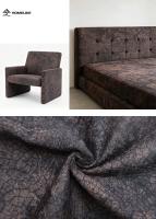 China Vintage Crackle Embossed Printed Velvet Fabric For Upholstery for sale