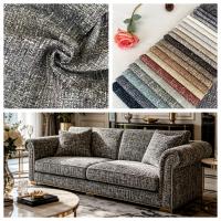 China 390GSM woven line looks sofa fabric for home decoration for sale