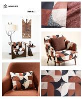 China Geometric Patterned Digital Print Velvet For Sofa for sale