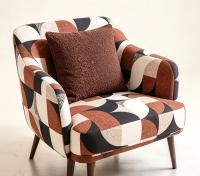 China Geometric Patterned Digital Print Velvet For Sofa for sale