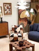 China Geometric Patterned Digital Print Velvet For Sofa for sale