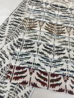 China 430GSM Fern leaf abstract Jacquard woven fabric for sofa for sale