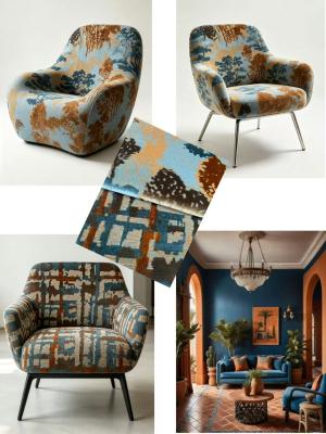 China 350GSM cut pile jacquard velvet fabric for sofa for sale