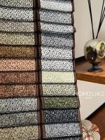 China 370gsm two color tone chenille sofa fabric for sale