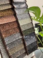 China 370gsm two color tone chenille sofa fabric for sale