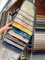 China 100%Polyester high weight soft jacquard velvet fabric for sofa for sale