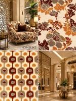 China Vintage Royal Jacquard Velvet – For luxury homes & hotel projects for sale