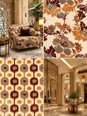 China Vintage Royal Jacquard Velvet – For luxury homes & hotel projects for sale