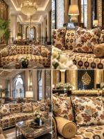 China Vintage Royal Jacquard Velvet – For luxury homes & hotel projects for sale