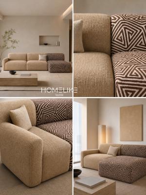 China 350gsm Luxry Geometric Patterned Digital Print For Sofa for sale