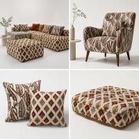 China Breathable Quick Dry Jacquard Velvet Sofa Fabric 480GSM 142CM Moisture Wicking Upholstery for sale