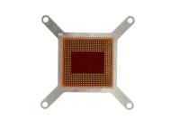 China Rubber Elastomer BGA Test Socket 25GHz High-Speed with 20-25g Contact Force and 30K-50K Insertion Cycles for sale
