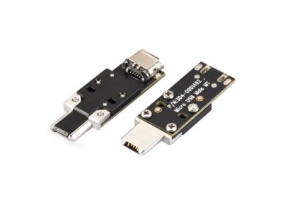 China Industrial Micro USB 2.0 Test Plug with 5000+ Insertion Cycles and 50 mΩ Contact Resistance for Hot-Swap Validation for sale