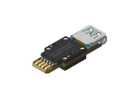 China USB 2.0 Test Plug with Gold-Plated Contacts for 15000+ Insertion Cycles and <50 mΩ Resistance for sale
