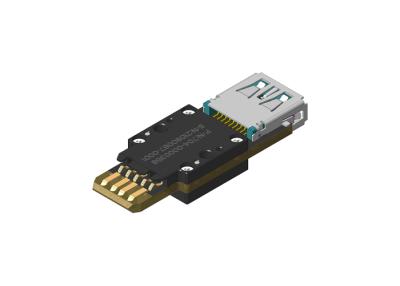 China USB 2.0 Test Plug with Gold-Plated Contacts for 15000+ Insertion Cycles and <50 mΩ Resistance for sale