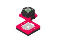 China Open Top Heat Dissipation Semiconductor Test Socket 150°C+ Operation 30K-50K Insertion Cycles for sale
