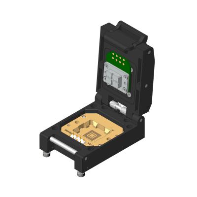 China Custom IC Test Socket with Spring Loaded Pogo Pins 100 to 1000 Pins RoHS Compliant for sale