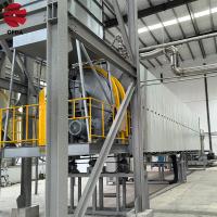 China Applicable To Multiple Fuels Carbolite Rotary Hearth Kiln Material Mixing 2500L Furnace Tube Volume for sale