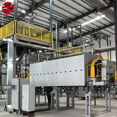 China Large Aspect Ratio Rotary Kiln Furnace for Aluminium Melting Exhaust Gas Recovery 380 V Power Supply for sale