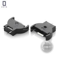 China Metal Coin Cell Battery Holder CR2032 CR1220 CR2450 PPA material for sale
