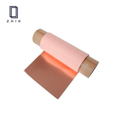 China Electrolytic Lithium Battery Raw Material Cu Foil 8um 9um 12um For Lithium Lon Battery for sale