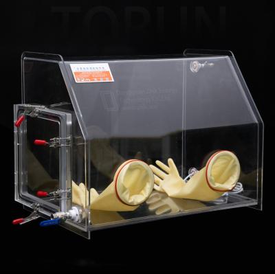 China Acrylic vacuum Glove Box For Lithium Battery for laboratory for sale