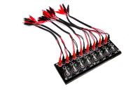 China 8 Channels Lithium Ion Battery Testing Equipment 4.2mm Wire Polypropylene Material for sale