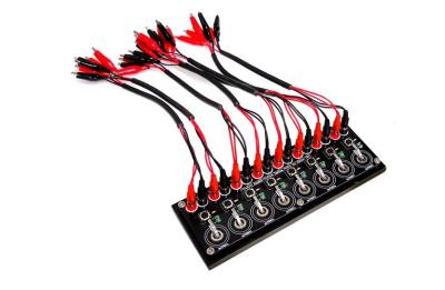 China 8 Channels Lithium Ion Battery Testing Equipment 4.2mm Wire Polypropylene Material for sale