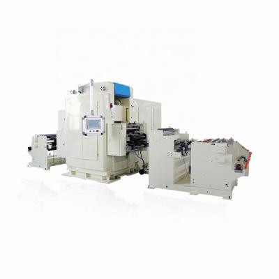 China Lithium Battery Electrode Roll To Roll Heat Press Machine With PLC Control for sale