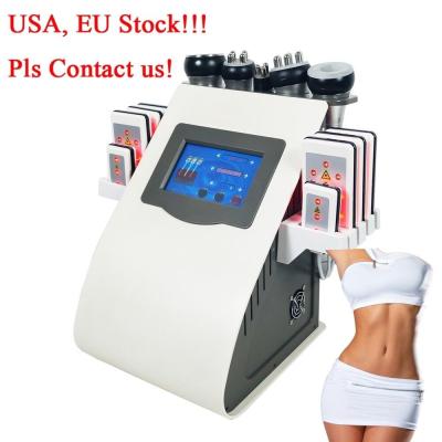 China Fat Cavitation Lipolaser Slimming Beauty Machine 40Khz RF 6 In 1 Multi Function for sale