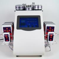 China Vacuum 6 In 1 Body Lipolaser Slimming Machine 40KHz Purple For Weight Loss for sale